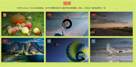 Javascript图片和视频查看器插件 代码 最代码