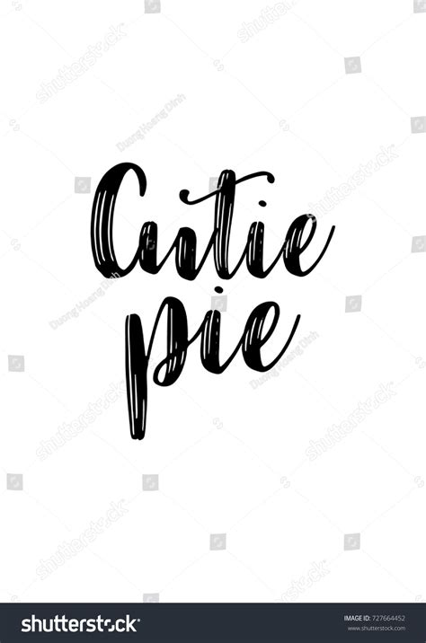 Hand Drawn Lettering Ink Illustration Modern Stock Vector Royalty Free Shutterstock