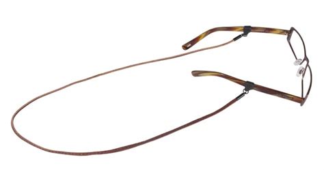 Glasses Strap Sewn Leather Spec End Brown Budget Marine