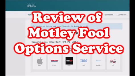 Review Of Motley Fool Options Service Review Outlaw