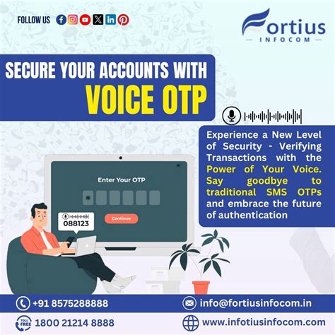 Fortius Infocom Private Limited On Linkedin Voiceotp Convenientsecurity