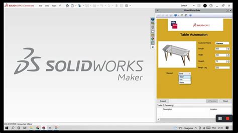 Automate Solidworks Using Driveworks Solo Youtube