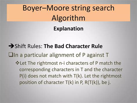 String Matching Algorithms Pattern Matching Pptx Programming