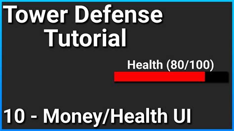 Unity Tower Defense Tutorial Part 10 Money Health Interface