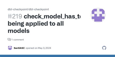 Checkmodelhastestsbyname Being Applied To All Models · Issue 219