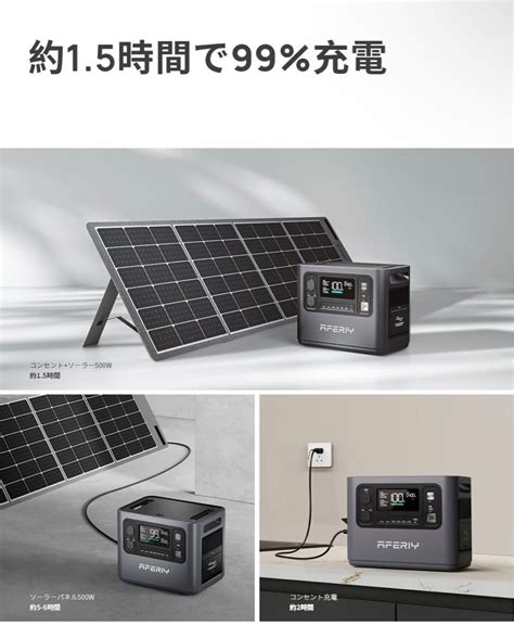 新品 Aferiy ポータブル電源 1200 Pro 大容量 ポータブルバッテリー 60分満充電 1248wh390000mah｜paypayフリマ