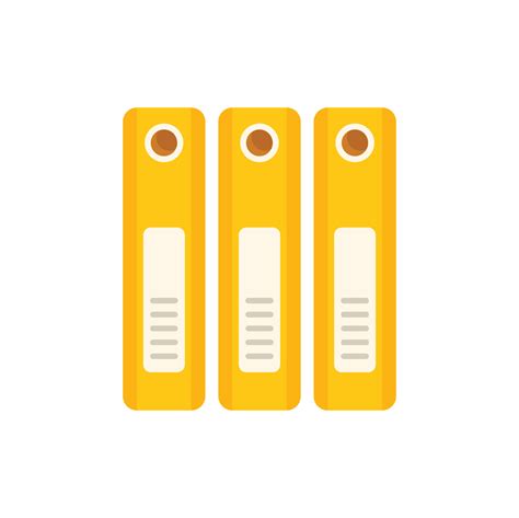 Folder Icon Flat Vector Office Service 17327417 Vector Art At Vecteezy