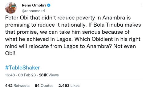 Kris On Twitter Rt Justice E P A Reno Omokri I Know You Think I