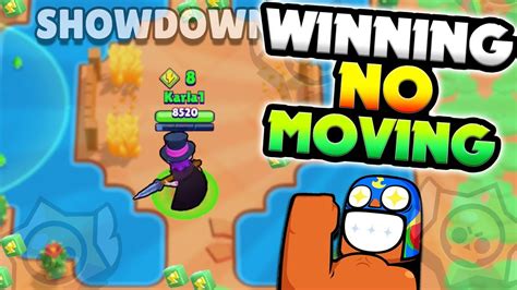 WINNING SHOWDOWN WITHOUT MOVING IN BRAWL STARS YouTube