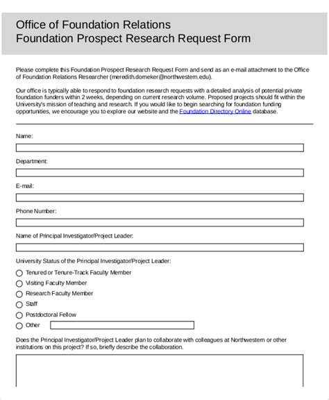 Free 50 Sample Request Forms In Pdf Ms Word