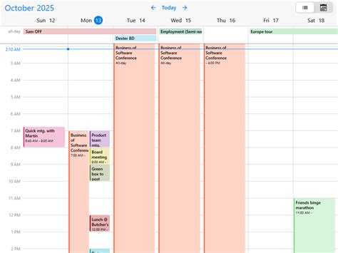 Angular And Ionic Scheduler Customizing The Header Example Mobiscroll