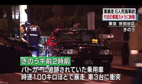 世田谷パトカー追跡事故