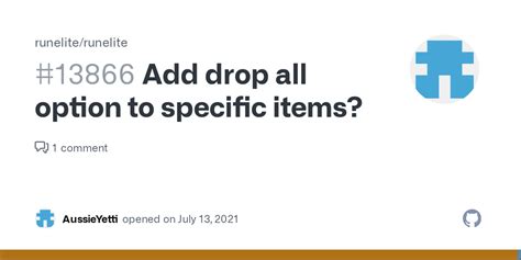 add drop all option to specific items · issue 13866 · runelite