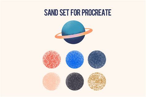 Procreate Texture Brushes Sand Procreate Texture Brush Kit