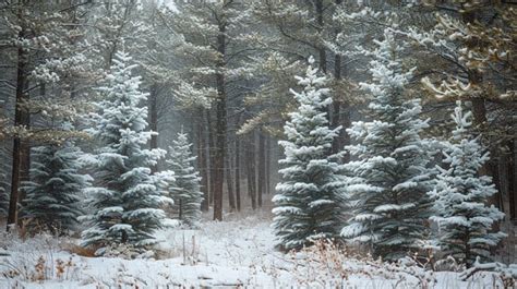 Free Snowy Forest Scene Image Snow Forest Winter Download At