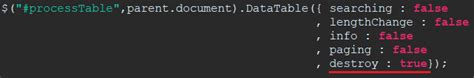 Datatables 3 Datatables Warning Cannot Reinitialise Datatable 해결방법