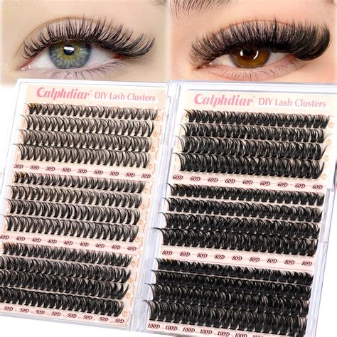 Amazon Fluffy Lash Clusters Kit 12 18mm Cluster Eyelash Extensions