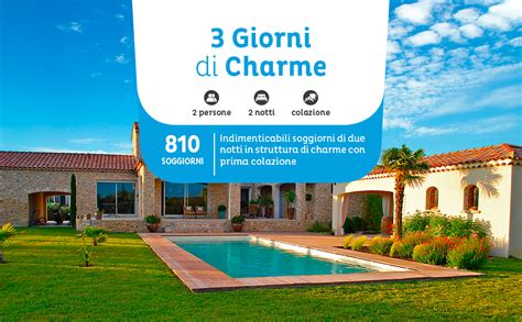 Emozione3 3 GIORNI DI CHARME Cofanetto Regalo Soggiorni Di Due