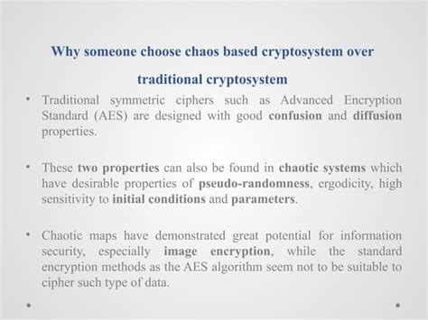 Chaos Based Cryptography Cryptographic Pptx