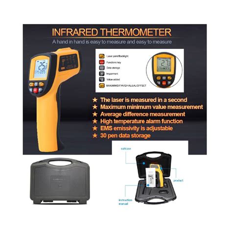 Jual Alat Ukur Suhu Thermometer Laser Infrared Non Kontak 50c~950c