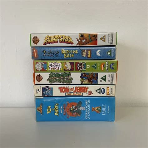Tom And Jerry Scooby Doo Rugrats Vhs Video Bundle £1495 Picclick Uk