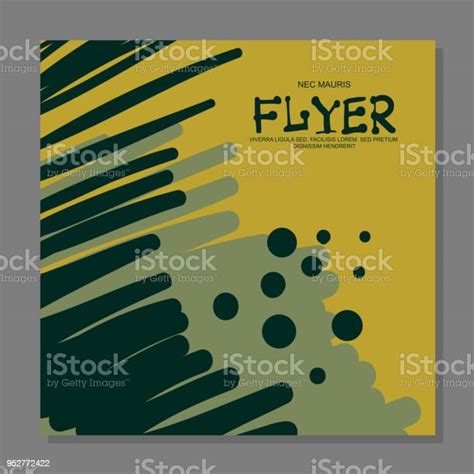 텍스트에 대 한 공간을 가진 추상 플라이어입니다 그것은 나이트 클럽에 초대로 사용할 수 있습니다 벡터 고정됨에 대한 스톡 벡터 아트 및 기타 이미지 Istock