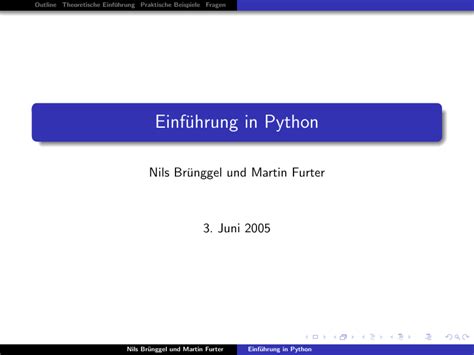 Einführung In Python