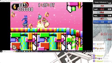 Gba Emulator Sonic Advance 2 Speedrun Cream Rta 32 17 Soha5795