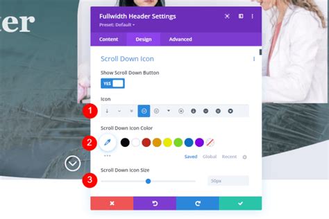 How To Include A Scroll Down Button In Your Divi Fullwidth Header Module