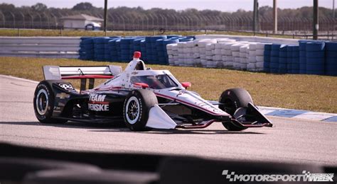 V8 Supercars Scott Mclaughlin Completes Maiden Indycar Outing At