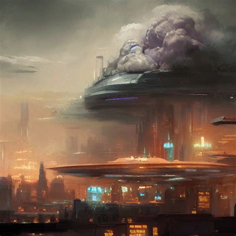 Krea Ai Concept Art Of Coruscant From Star Wars By Greg Ru