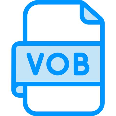 Vob File Generic Color Lineal Color Icon