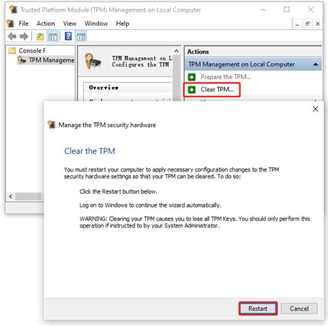 Windows 10 11을 재설정할 때 TPM을 지워도 안전합니까 답변 파티션 디스크