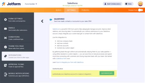how to integrate jotform with salesforce