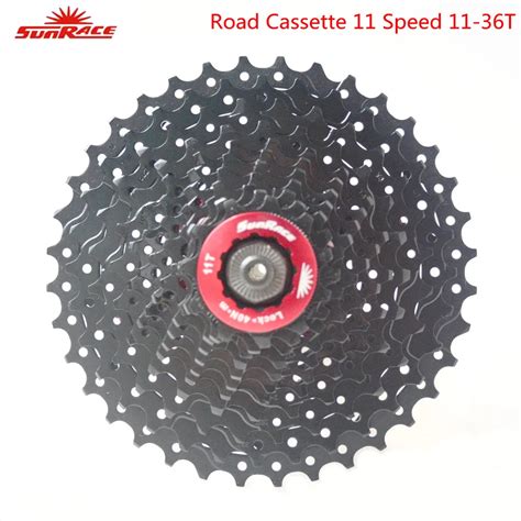 Sunrace 도로 자전거 카세트 11 단 사이클링 플라이휠 자전거 프리휠 11 28t 11 32t 11 36t