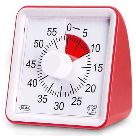 60 Minute Visual Timer Classroom Countdown Clock Grandado