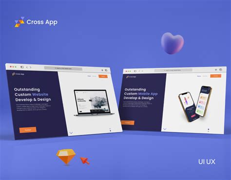 Cross App Software Company Website UI UX On Behance