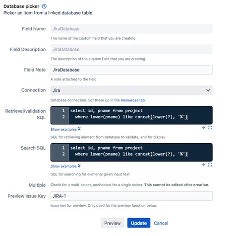 Database Custom Fields In Jira With Scriptrunner