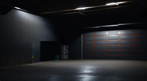 Premium Ai Image Empty Garage