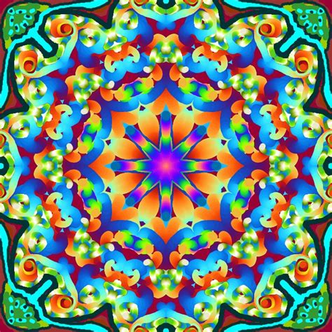 Solve Kaleidoscope Design 89 Jigsaw Puzzle Online With 16 Pieces