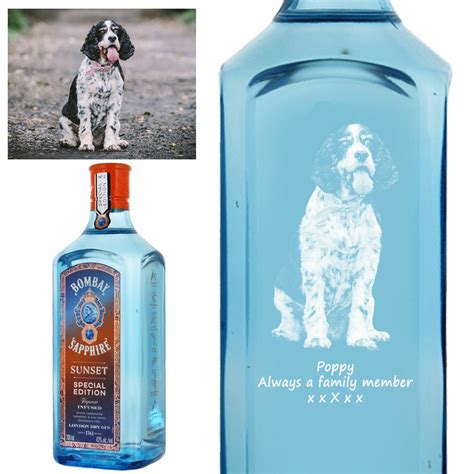 Photo Engraved Bombay Sapphire Sunset Special Edition Prestige Drinks