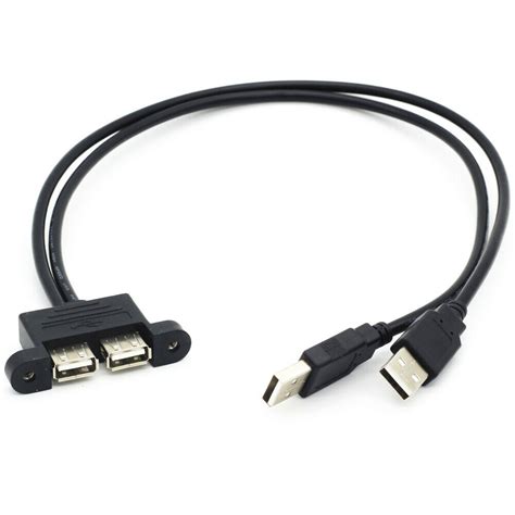 Panel Mount Usb Cable Dual Usb Cable