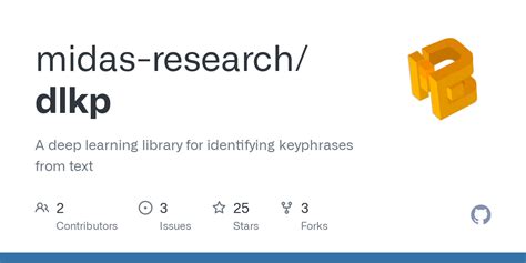 Github Midas Researchdlkp A Deep Learning Library For Identifying