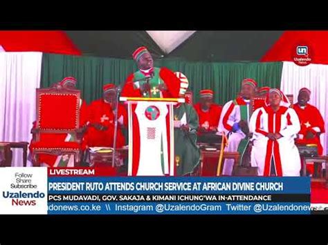 Usilete Kimbelembele Kwa Rais African Divine Church Clergy Tells PCS