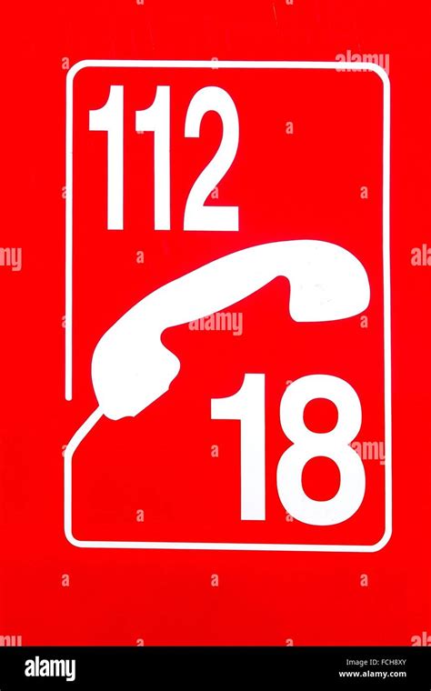 Numero Di Chiamata Di Emergenza Immagini E Fotografie Stock Ad Alta
