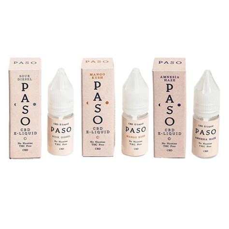 Paso 1000mg Cbd Vaping Liquid 10ml 70pg30vg Vapecouk