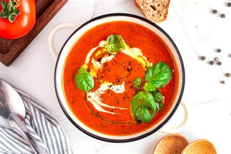 Easy Tomato Soup 5 Simple Ingredients • Fivehearthome