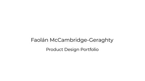 Faolán Portfolio By Faolan Issuu