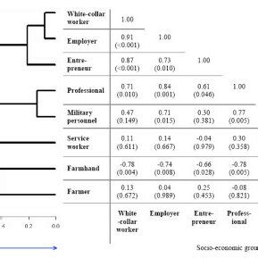 Spearman Correlation And Clustering Of HRs For Men Spearman Download Scientific Diagram
