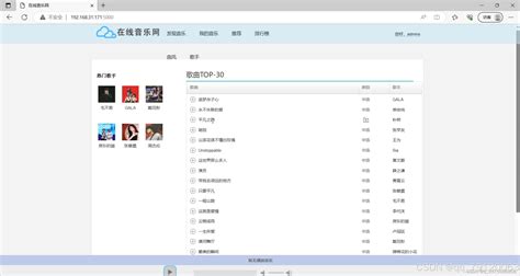 大数据毕业设计：python在线音乐播放网站 音乐推荐系统（附源码）python 在线音乐播放 Csdn博客